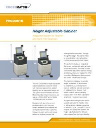 L SCAN® Cabinet - Cross Match Technologies