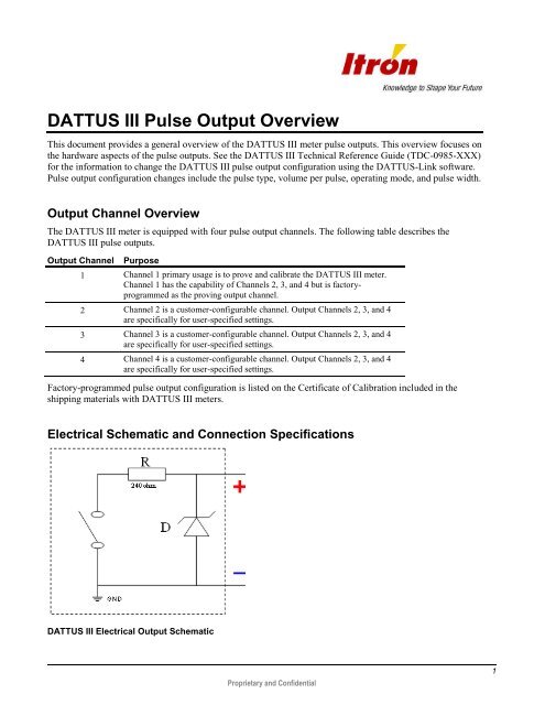 Dattus III Pulse Output Overview.PDF - Norgas Controls Inc.