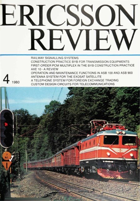 railway signalling systems construction practice - History of Ericsson ...