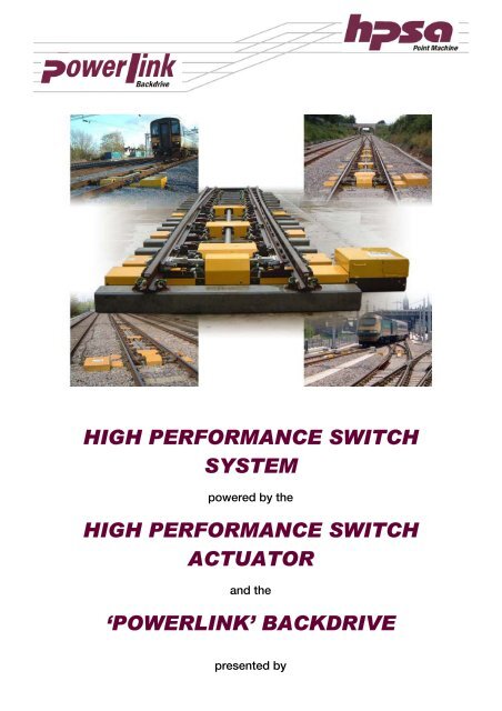 to download HPSS Technical Overview - IAD Rail Systems
