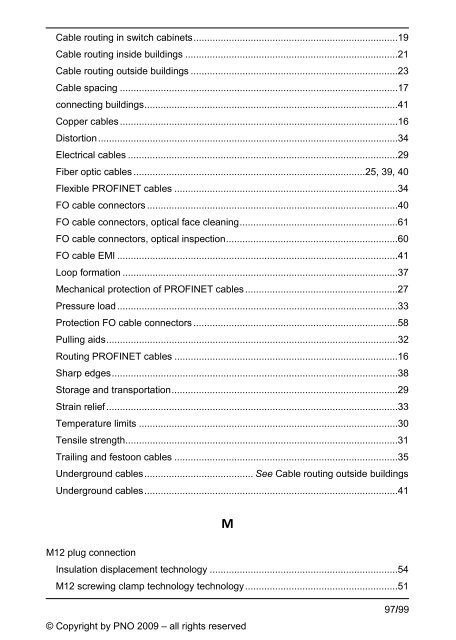 Cable routing in switch c