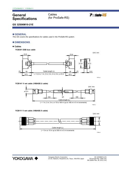 Cable - Yokogawa
