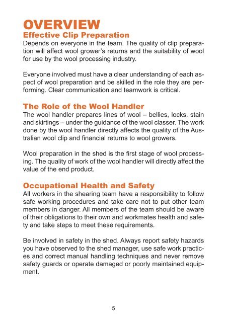 THE PILLARS OF WOOL HANDL