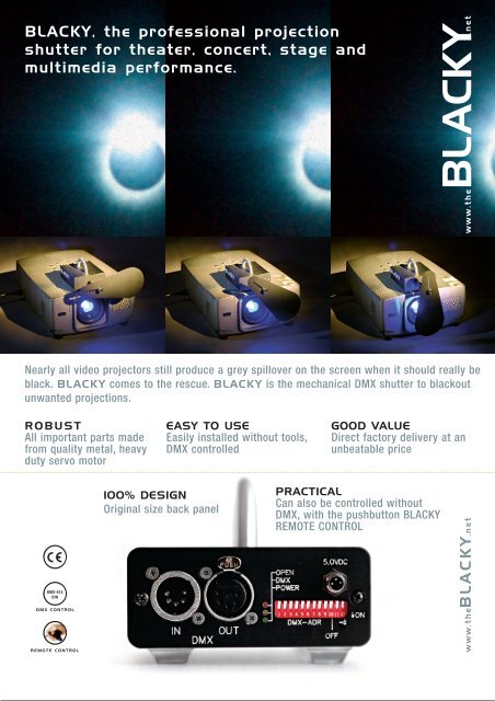 BLACKY BLACKY, the professional projection shutter for theater ...