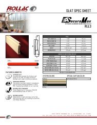 A200-H Roll Formed Aluminum Slat - Rollac Shutter of Texas, Inc.