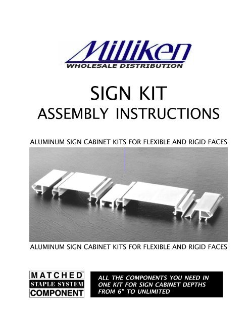 Sign Kit Assembly Manual