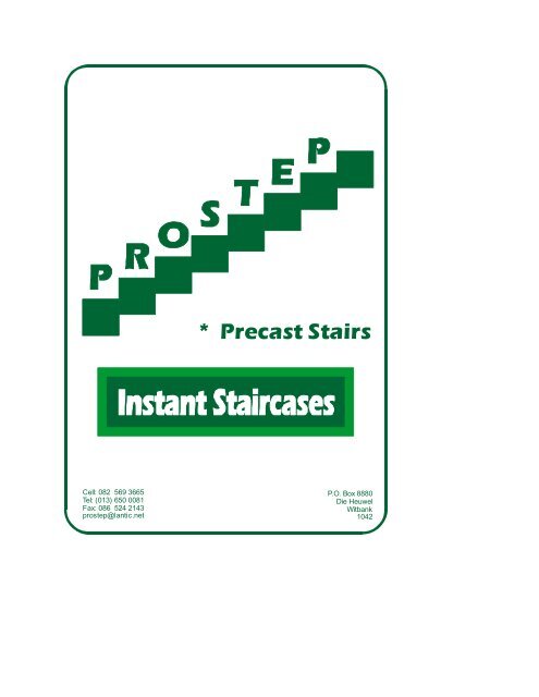 * Precast Stairs - Prostep
