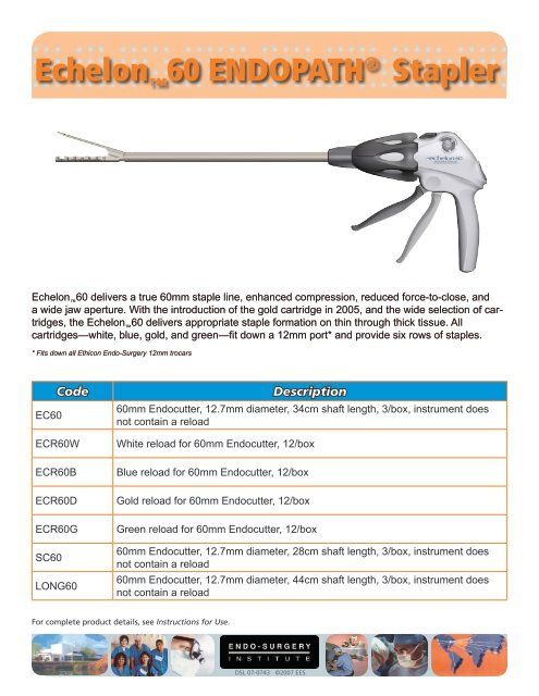 Echelon 60 ENDOPATH® Stapler