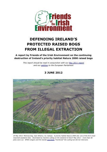 defending ireland's protected raised bogs from illegal extraction