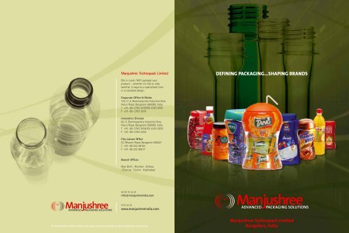 Corporate - MANJUSHREE - Advance Packaging Solutions