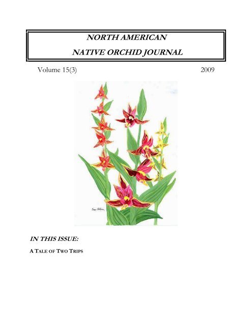 north american native orchid journal - at The Culture Sheet