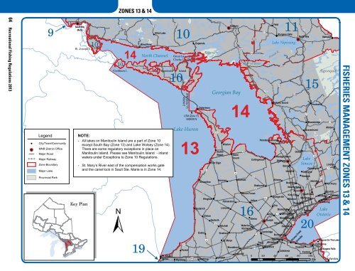 2013 Ontario Fishing Regulations Summary - FMZ 13 ... - Ontario.ca 2013 Ontario Fishing Regulations Summary - FMZ 13 ... - Ontario.ca