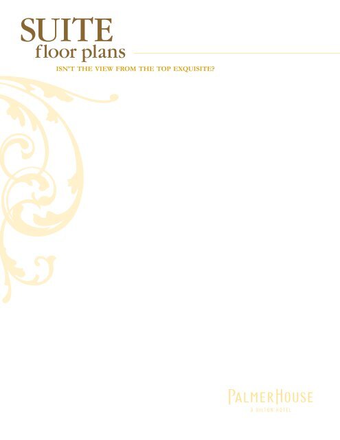 Suite Floor Plans - Palmer House Hilton
