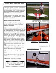 Desert Aircraft DA-85 Manual - Troy Built Models