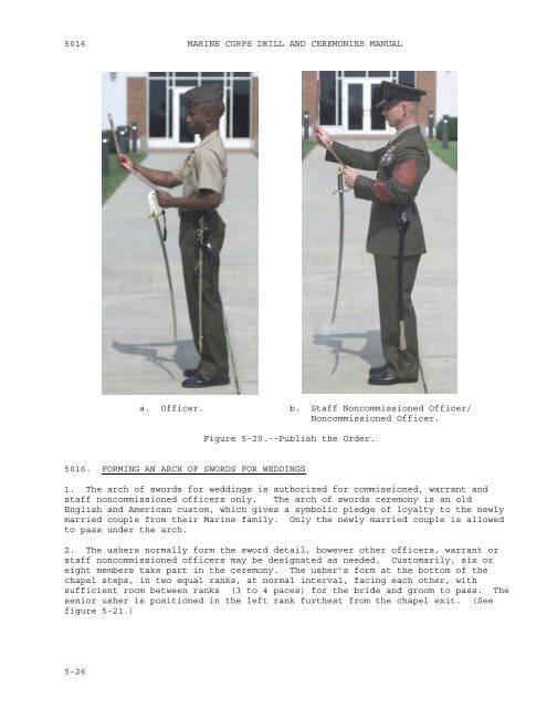 5016 MARINE CORPS DRILL A