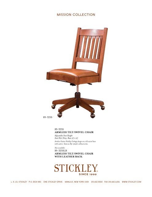 MISSION COLLECTION - Stickley