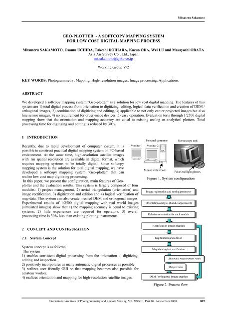 GEO-PLOTTER - A SOFTCOPY MAPPING SYSTEM FOR ... - ISPRS