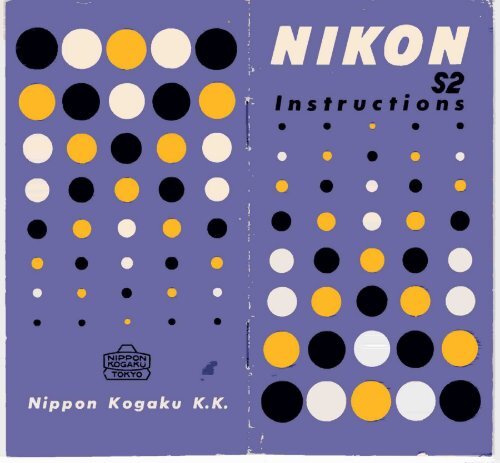 Nikon S2 Rangefinder Instruction Manual Nikonweb