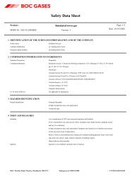 Safety data sheet Oxygen, compressed. - BOConline UK