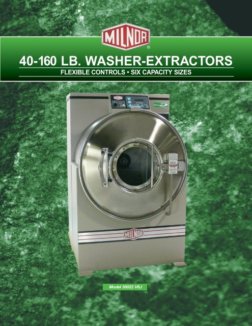 40-160 LB. WASHER-EXTRACTORS - Pellerin Milnor