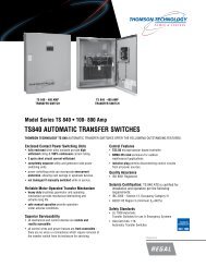 TSC 800 - Thomson Technology