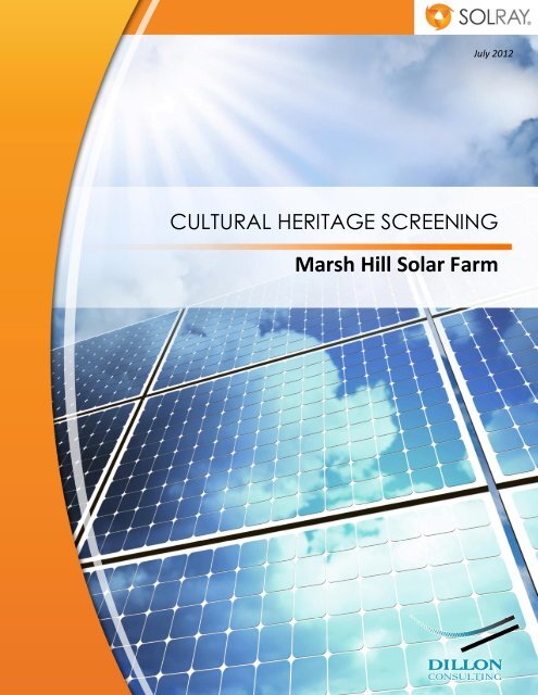 Marsh Hill Solar Farm - SOLRAY ENERGY