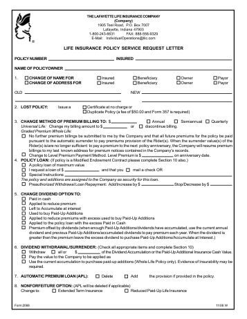 Life Insurance Policy Pdf Download