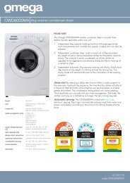 OO651XR Tech Specs - Omega