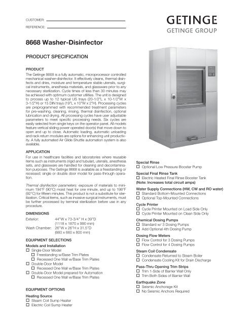 Getinge Endoscope Drying Cabinet | Cabinets Matttroy