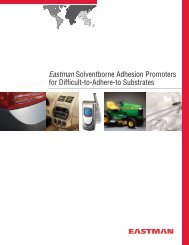 M-167AA Solvent Selector Chart - Eastman Chemical Company