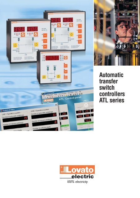 Automatic transfer switch controllers ATL series - LOVATO Electric SpA