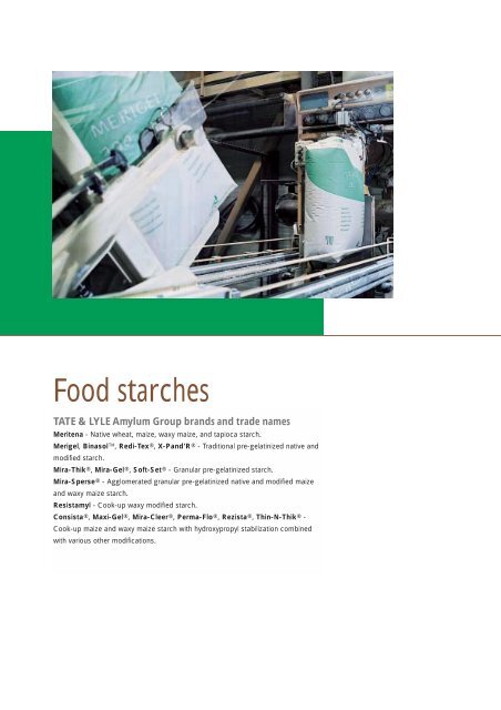 Food starches