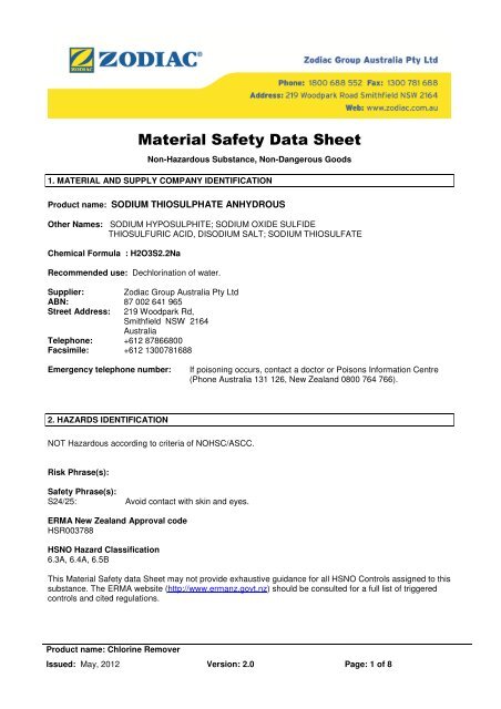 PDF) MATERIAL SAFETY DATA SHEET CHLORINE GAS SECTION, 51% OFF PDF) MATERIAL SAFETY DATA SHEET CHLORINE GAS SECTION, 51% OFF
