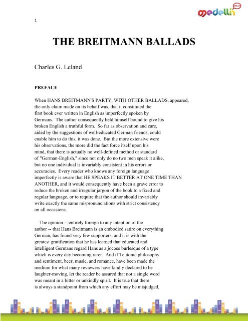 THE BREITMANN BALLADS