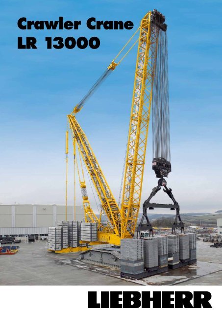 Crawler Crane LR 13000 - Liebherr