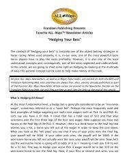 Pace Handicapping with Brohamer Figures “Turn-Time ... - Brisnet