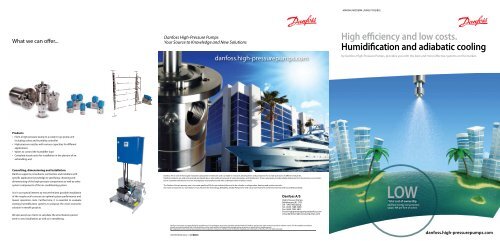 Humidification and Adiabatic Cooling - Danfoss