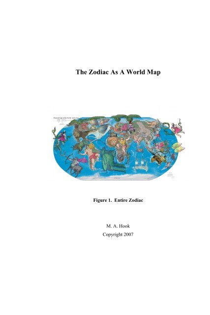 The Zodiac As A World Map - (Ma) Hook