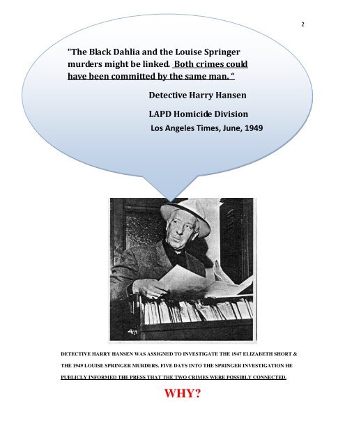 “The Black Dahlia and t