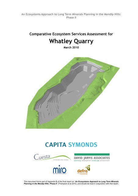 Whatley Quarry - Sustainable Aggregates