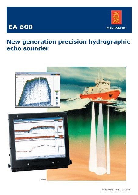 EA 600 hydrographic single beam echo - Kongsberg Maritime