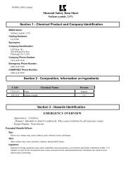 material safety data sheet sodium chloride - Caledon Labs