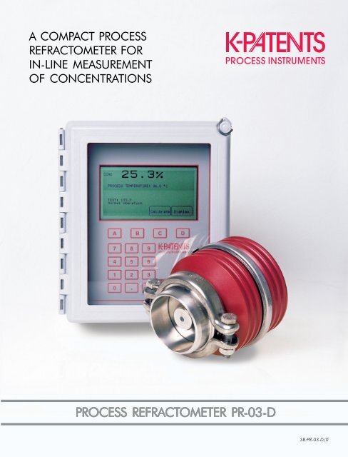 K-Patents Refractometer Brochure (PR-03-D) - Lesman Instrument ...