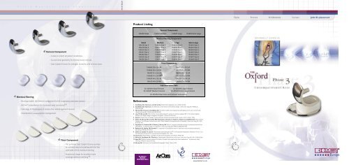 Oxford Brochure (350k) - Biomet