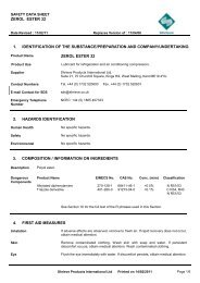 ZEROL ESTER 68 1. IDENTIFICATION OF THE ... - Teknion