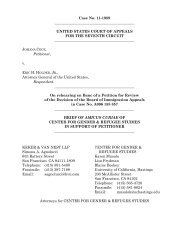 Sample Asylum Pre-Hearing Brief - National Immigrant Justice Center