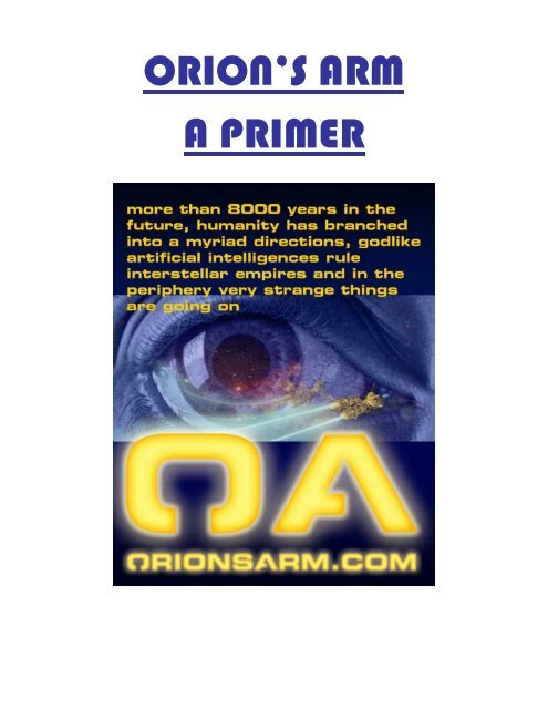 Primer - the Orion's Arm Universe Project