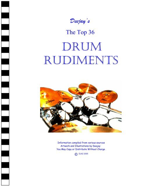Snare Drum Rudiments - Deejay's World