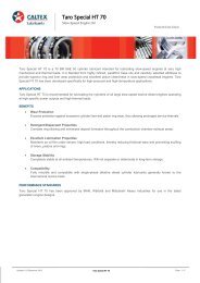 Material Safety Data Sheet - Caltex