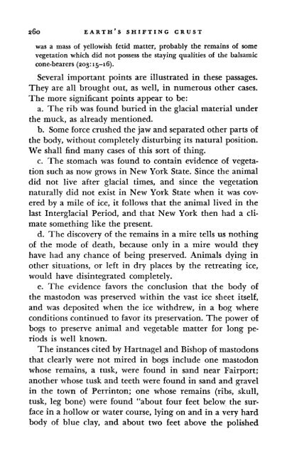 260 EARTH'S SHIFTING CRUS